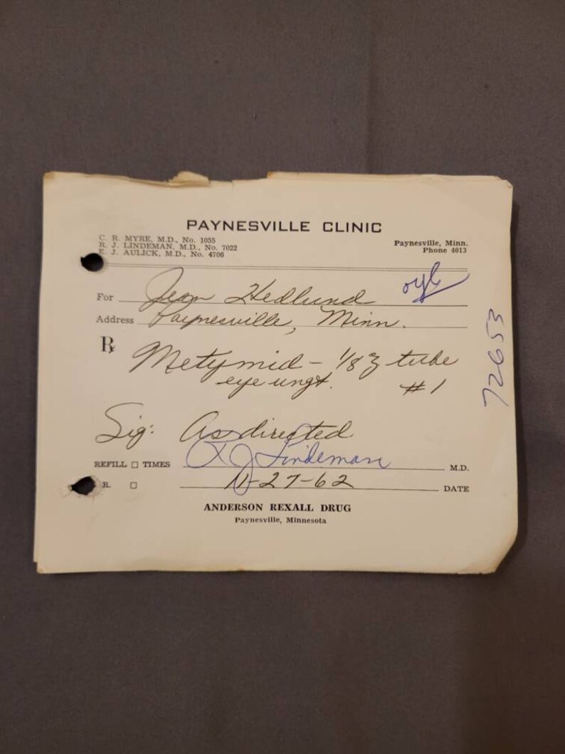 Vintage Handwritten Rx Bundle - Etsy