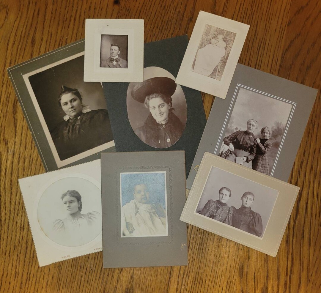 Antique Cabinet Card Sets - Etsy