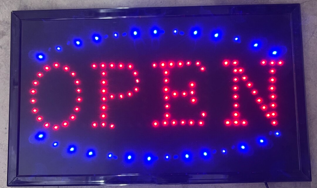 Open Led Sign,window Sign,business Sign,store Sign, - Etsy