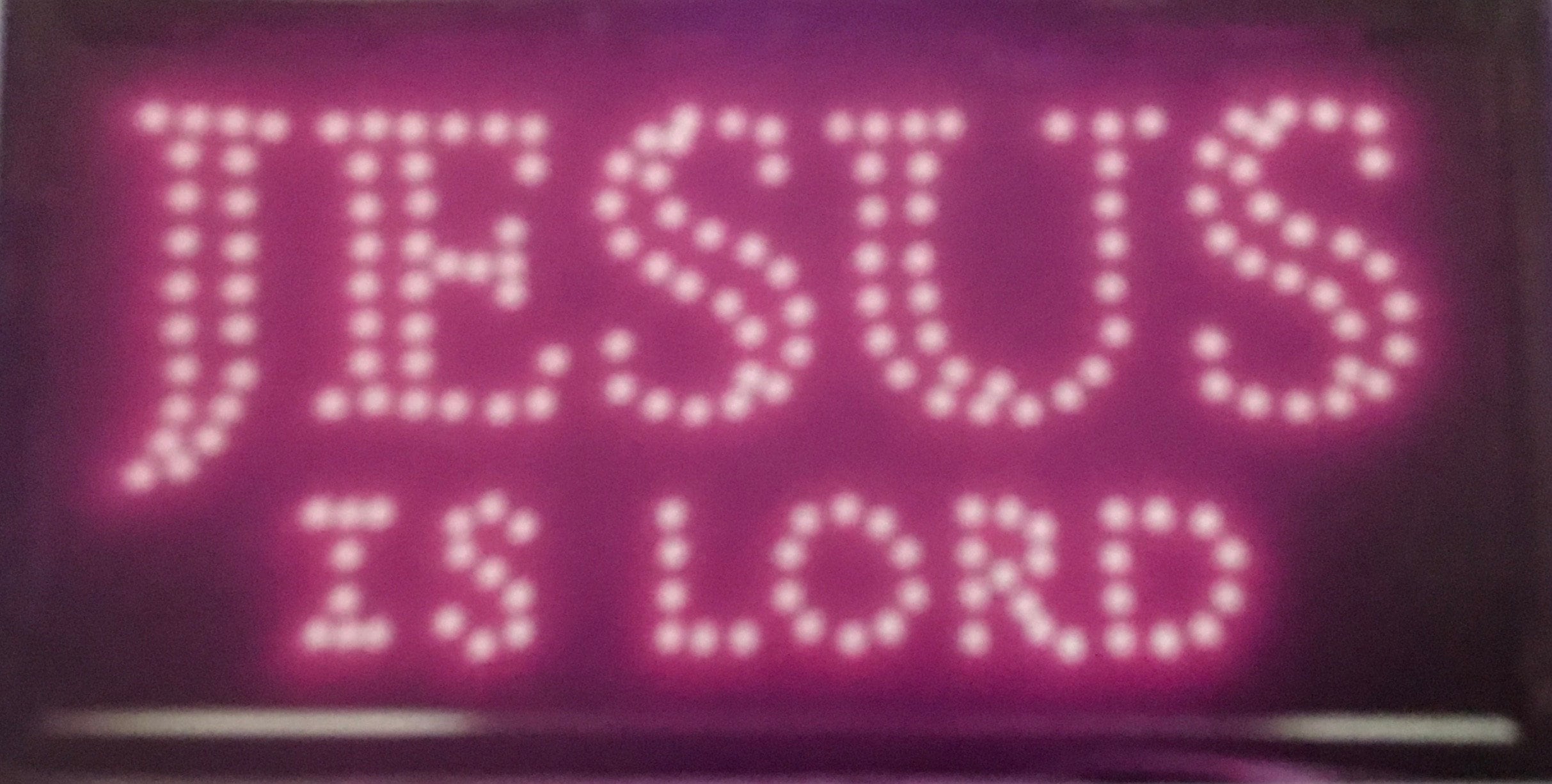 Jesus is Lord Led Neon SIGN ,window Sign Store Sign, Business Sign ...