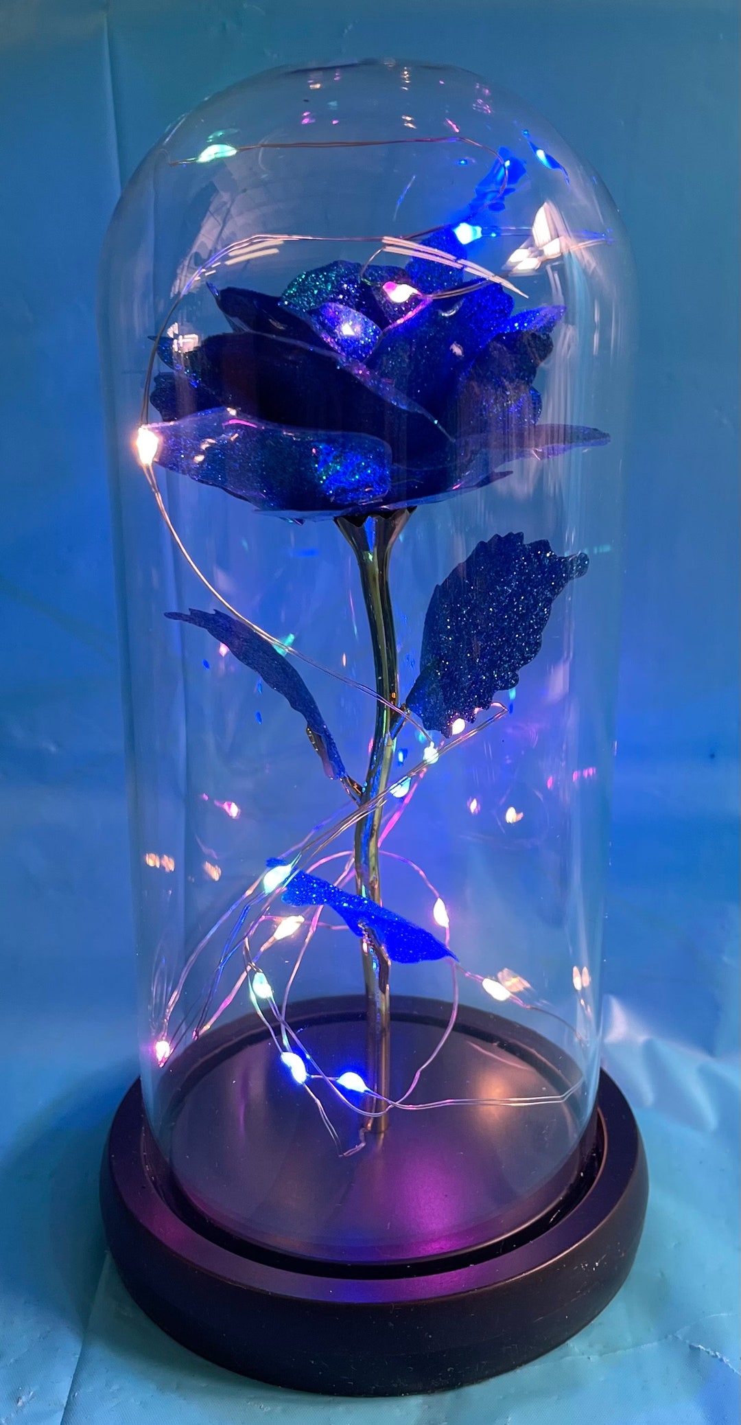 Eternal Rose LED Light,eternal Rose in Glass Dome,gift for Her,birthday ...