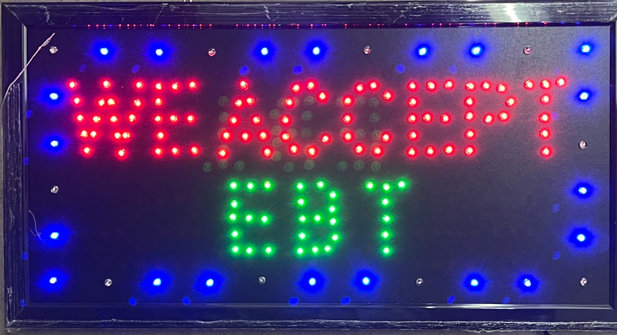 We Accept EBT Led Sign.window Sign, Business Sign,smoke Shop Sign - Etsy