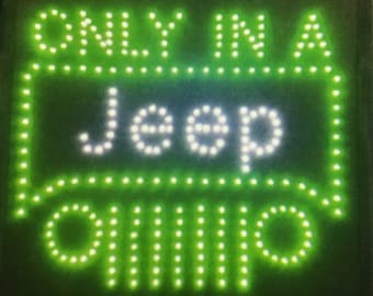Jeep Led Neon Sign - Etsy