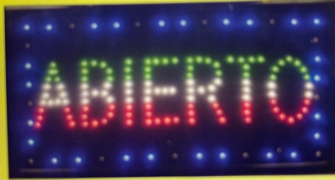 Abierto Led Sign,window Sign,business Sign - Etsy