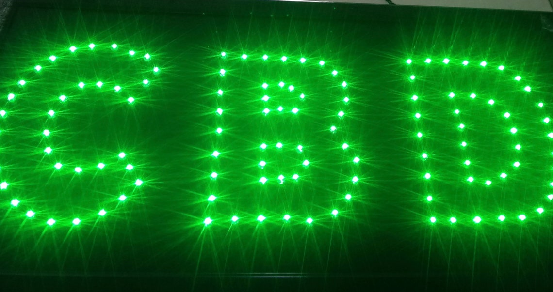 CBD Led Sign Window Sign Bussiness Sign Store Sign Smoke Shop Sign - Etsy