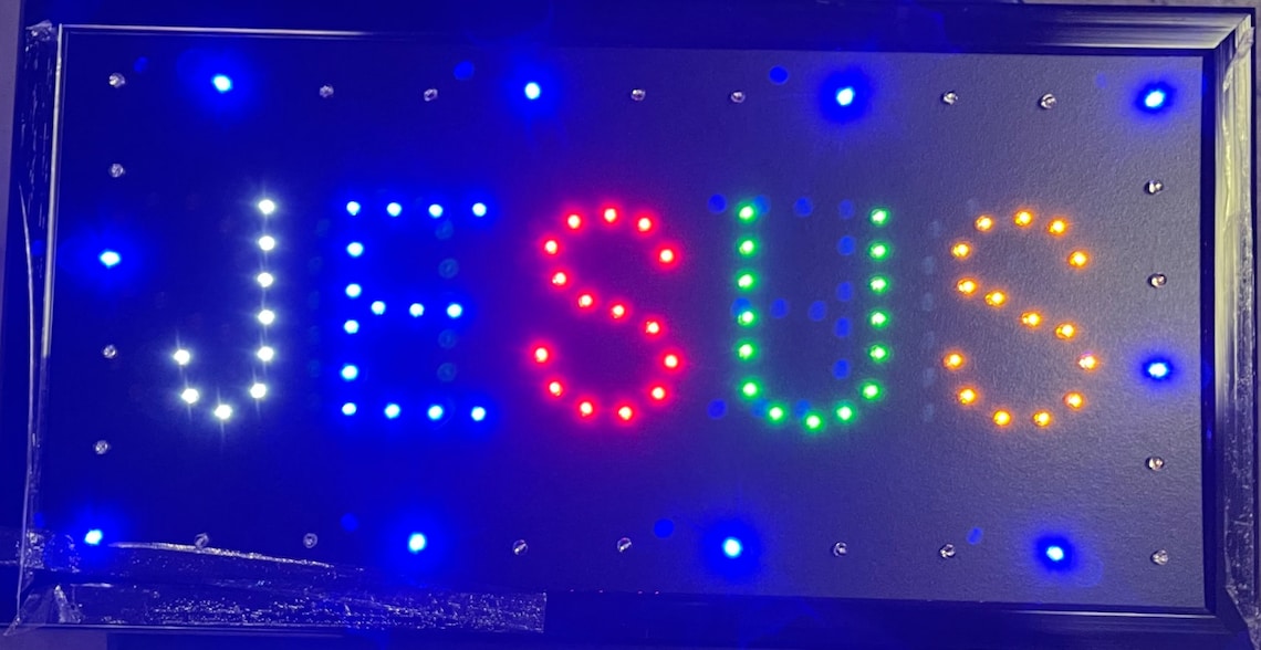 Jesus Led Signwindow Signchurch Signfamily religion Sign - Etsy