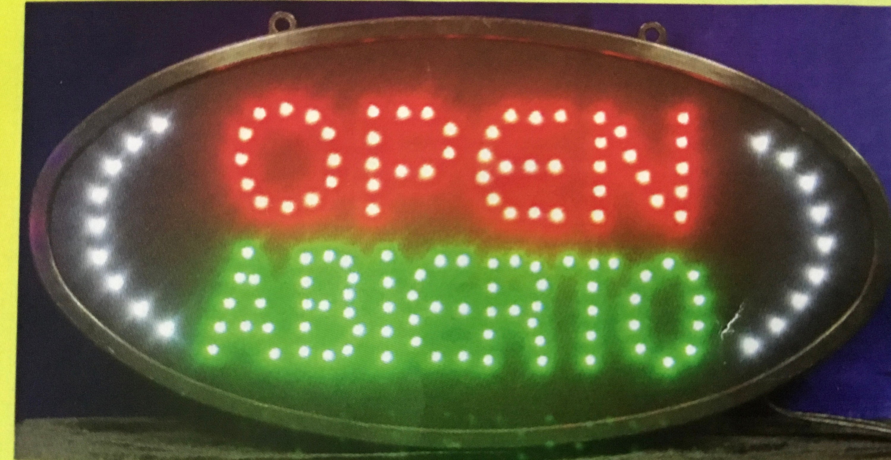 Open Abierto Led Sign,window Sign,store Sign - Etsy