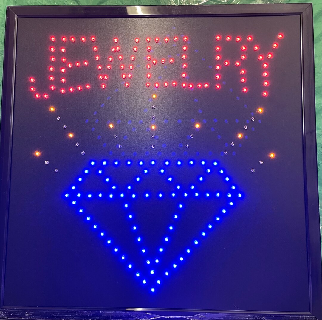 Jewelry Led Sign Window Sign Bussiness Sign Store Sign Smok Shop Sign ...