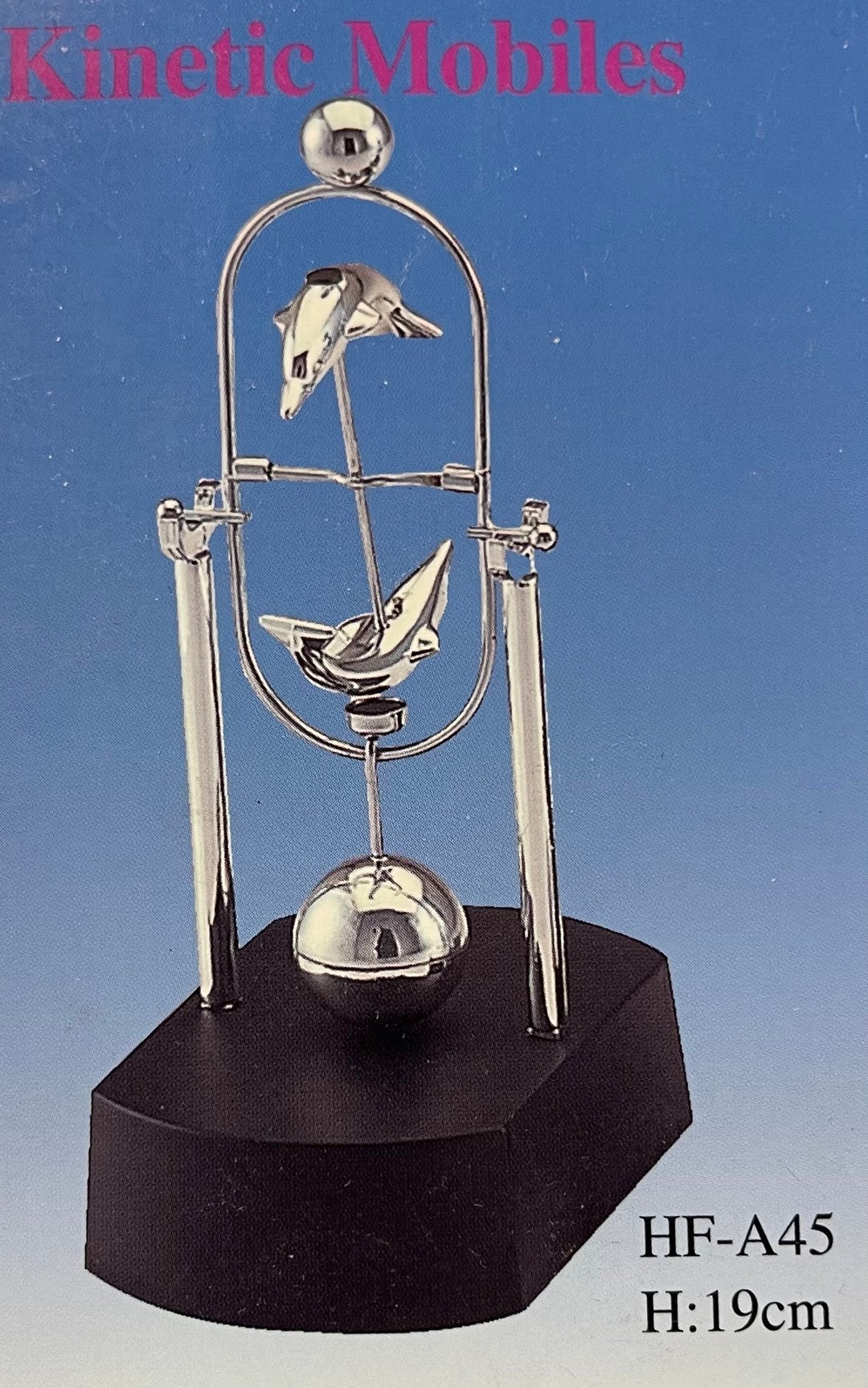 Promotional Kinetic Art Perpetual Motion Mobile Milk Way Dolphin Office ...