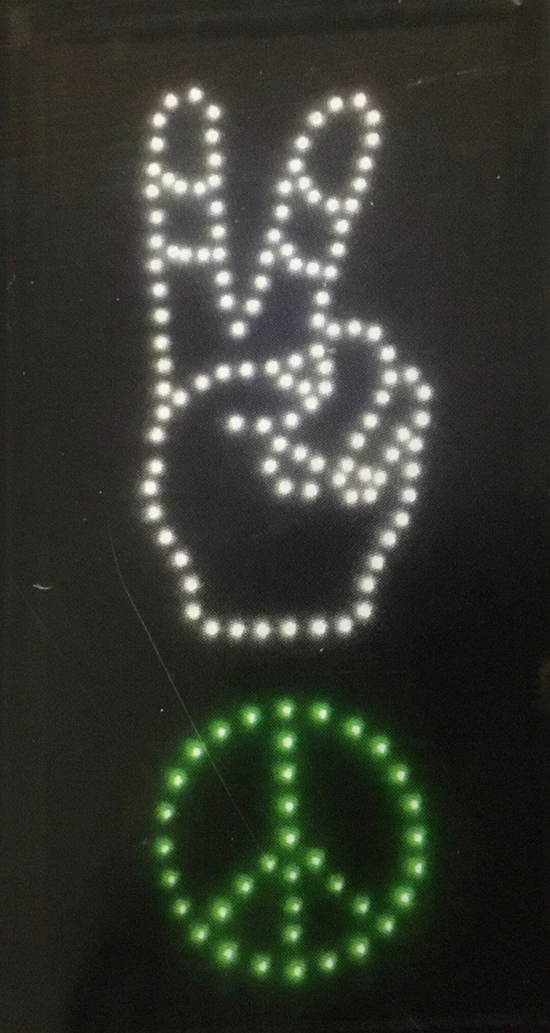 Peace Led Neon SIGN ,window Sign Store Sign, Business Sign, Smoke Shop ...