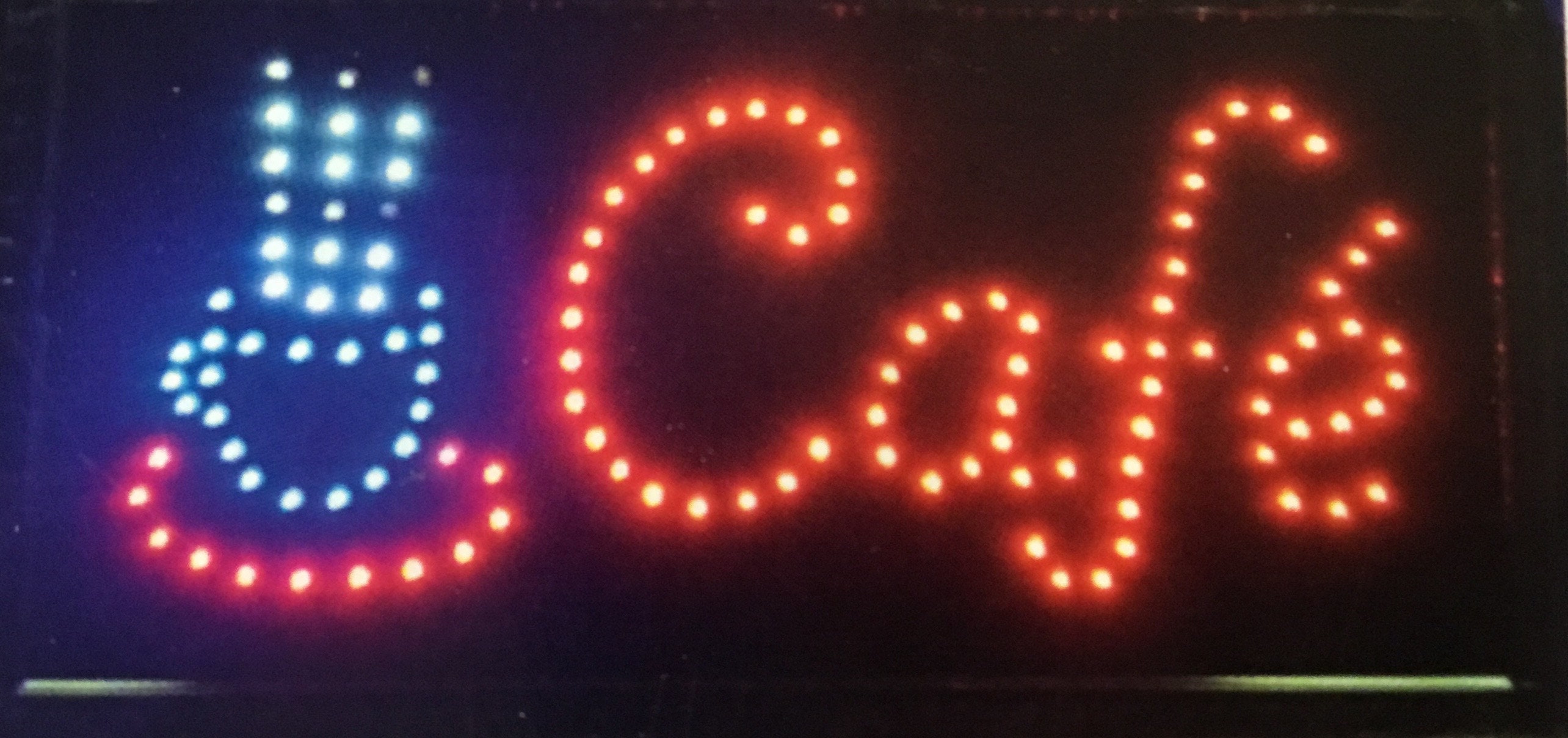 Cafe Led Sign,window Sign,store Sign - Etsy