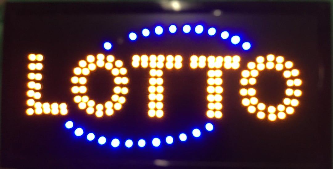 Lotto Led Sign,window Sign,business Sign - Etsy