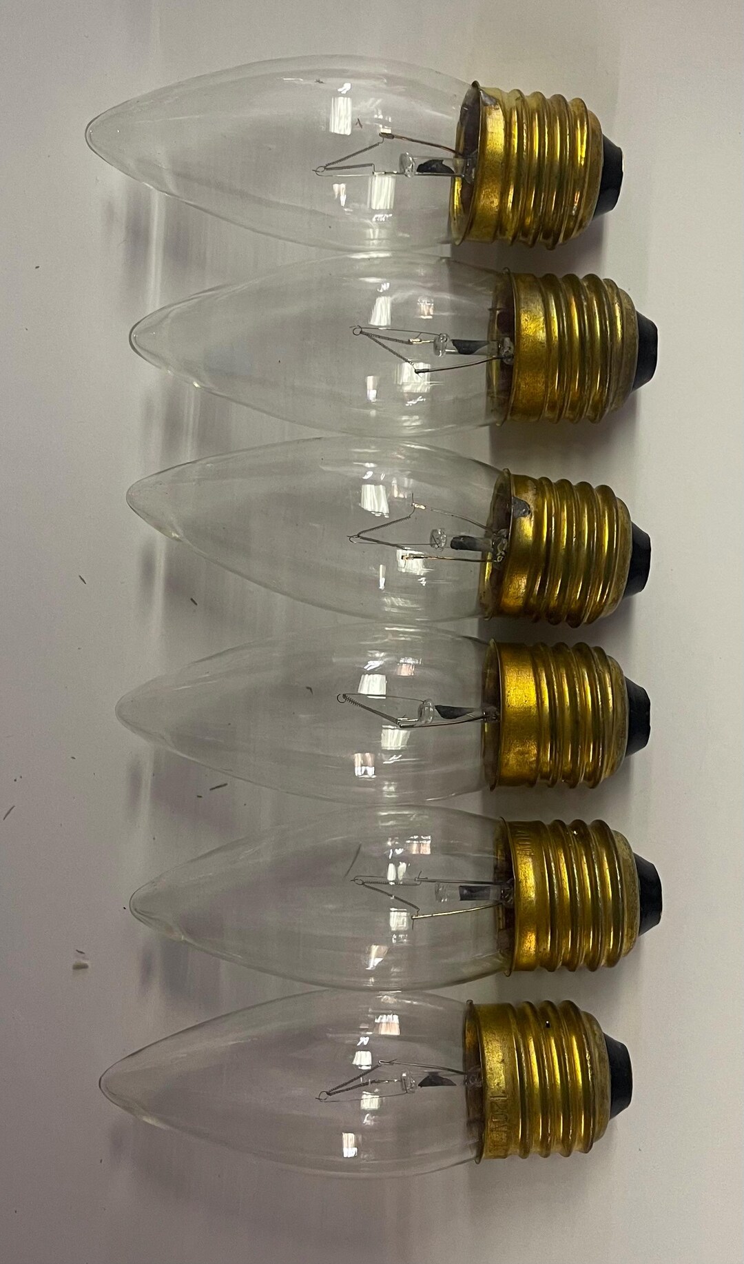 Edison B11 Chandelier Bulbs: 40 Watt Clear Torpedo Tip - Etsy