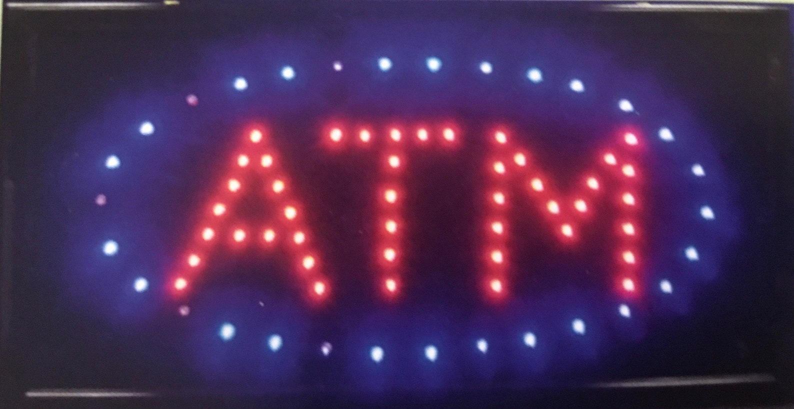 ATM LED Window Sign: Store Advertising Display (20"w X 10"h) - Etsy