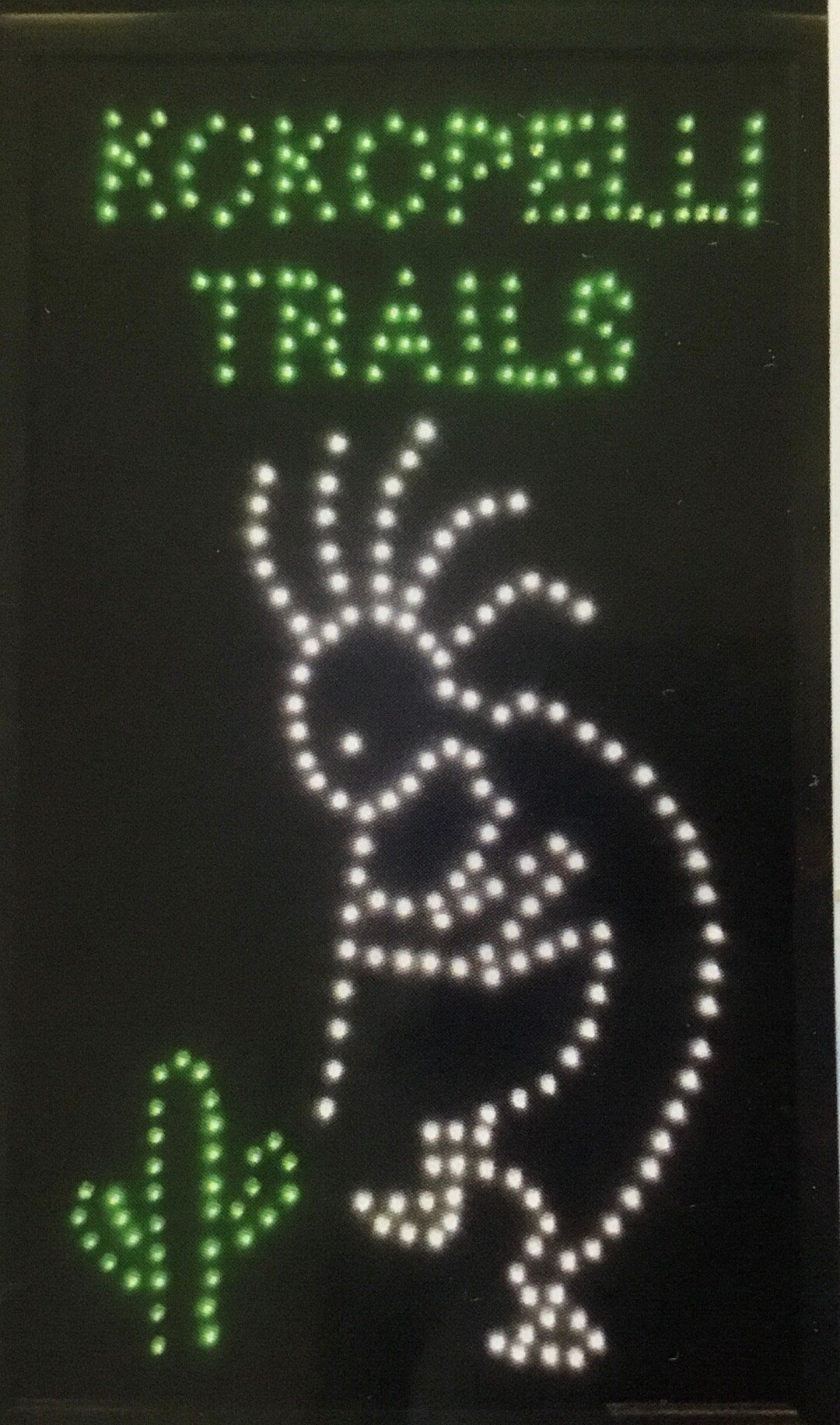 Ultra Bright LED Light Animated Motion With ON/OFF Kokopelli Trails ...