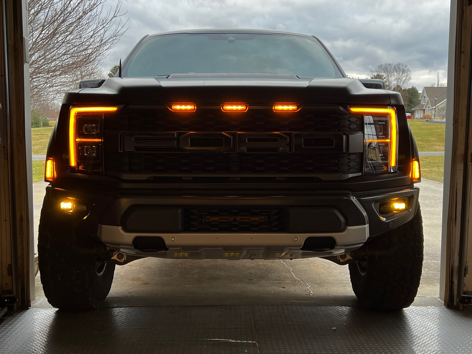 Gen 3 Ford Raptor & Bronco Raptor Fog Light Amber Film Cover 2021 2022 ...