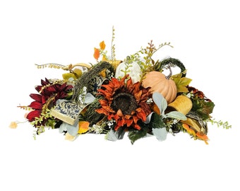 Fall Autumn Centerpiece, Table Centerpiece, Pumpkin Centerpiece, Fall ...