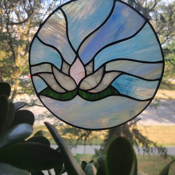 Stained Glass Lotus - Etsy