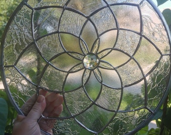 Stained Glass Clear Panel - Etsy