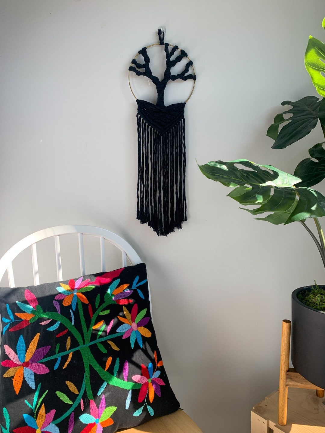 Tree of Life | Handmade Macrame Wall Hanging | Yoga Decor | Textured ...
