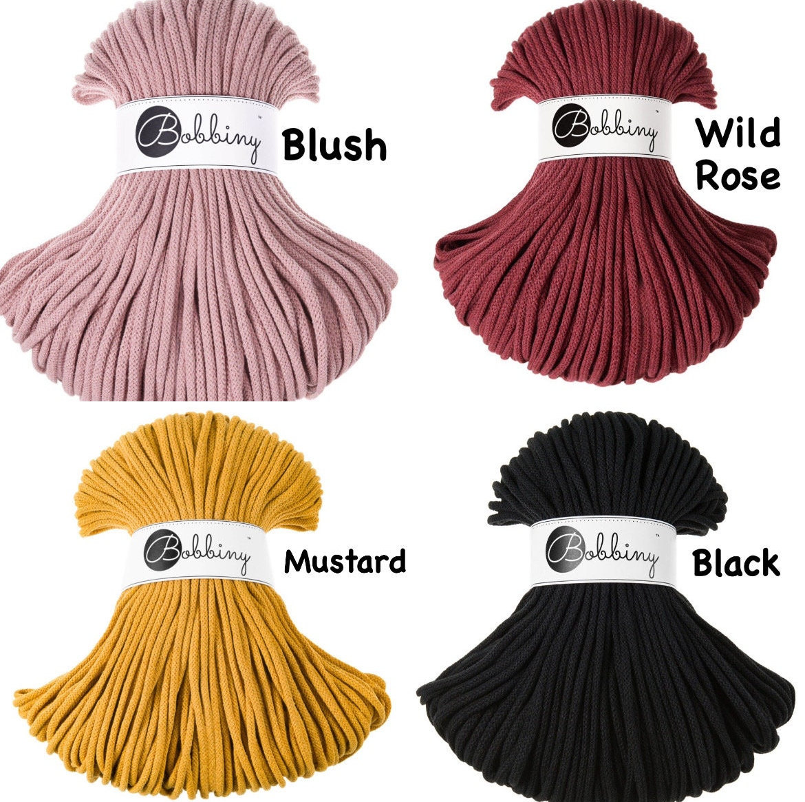 BOBBINY 5mm Premium Flechtkordel 100m - Etsy.de