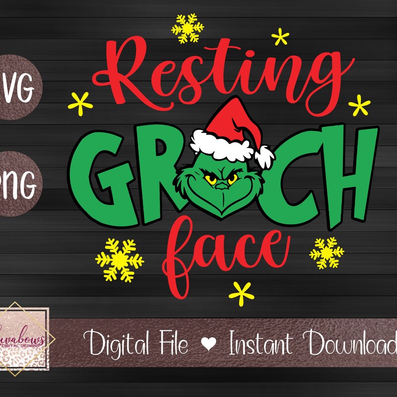 Grinch Face - Etsy