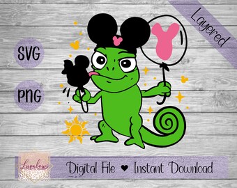 Pascal Tangled Svg | Etsy