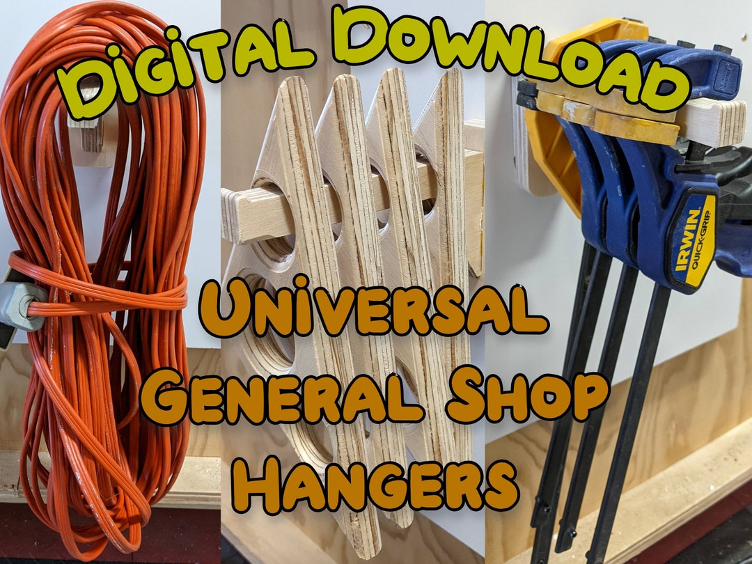 DIGITAL CNC Files - Workshop General Hangers, Mounted Hangers, Tool ...