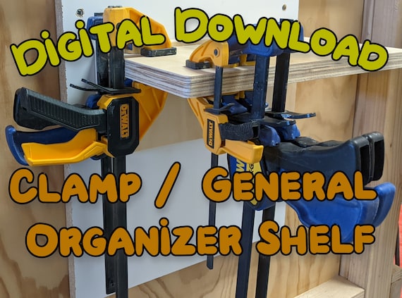 DIGITAL CNC FILE Workshop Clamp Organizer Shelves Clamp | Etsy