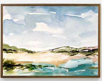 Abstract Land Painting - Etsy