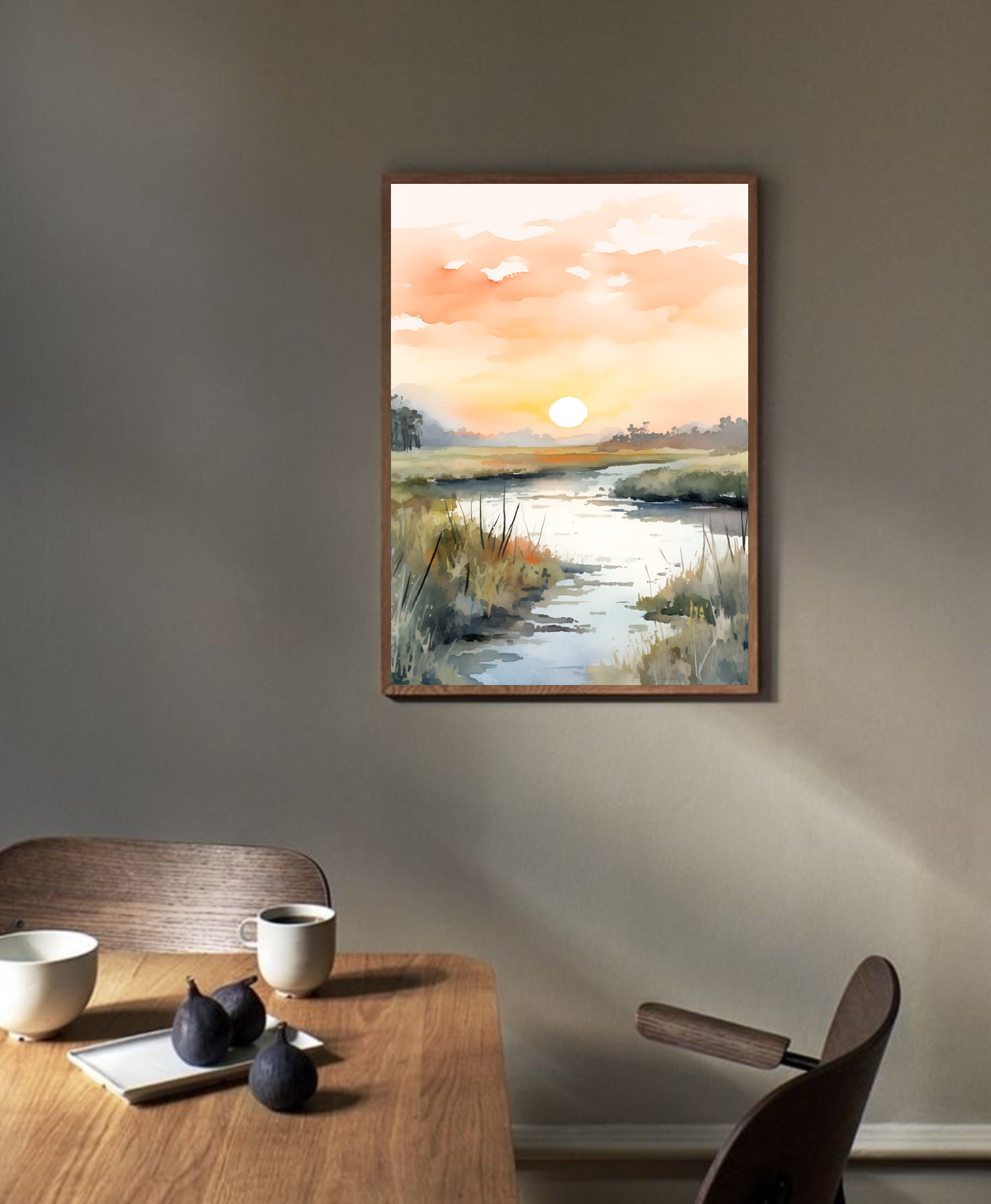 Paluxy River Print Watercolor Painting Landscape Texas Glen Rose Fine ...