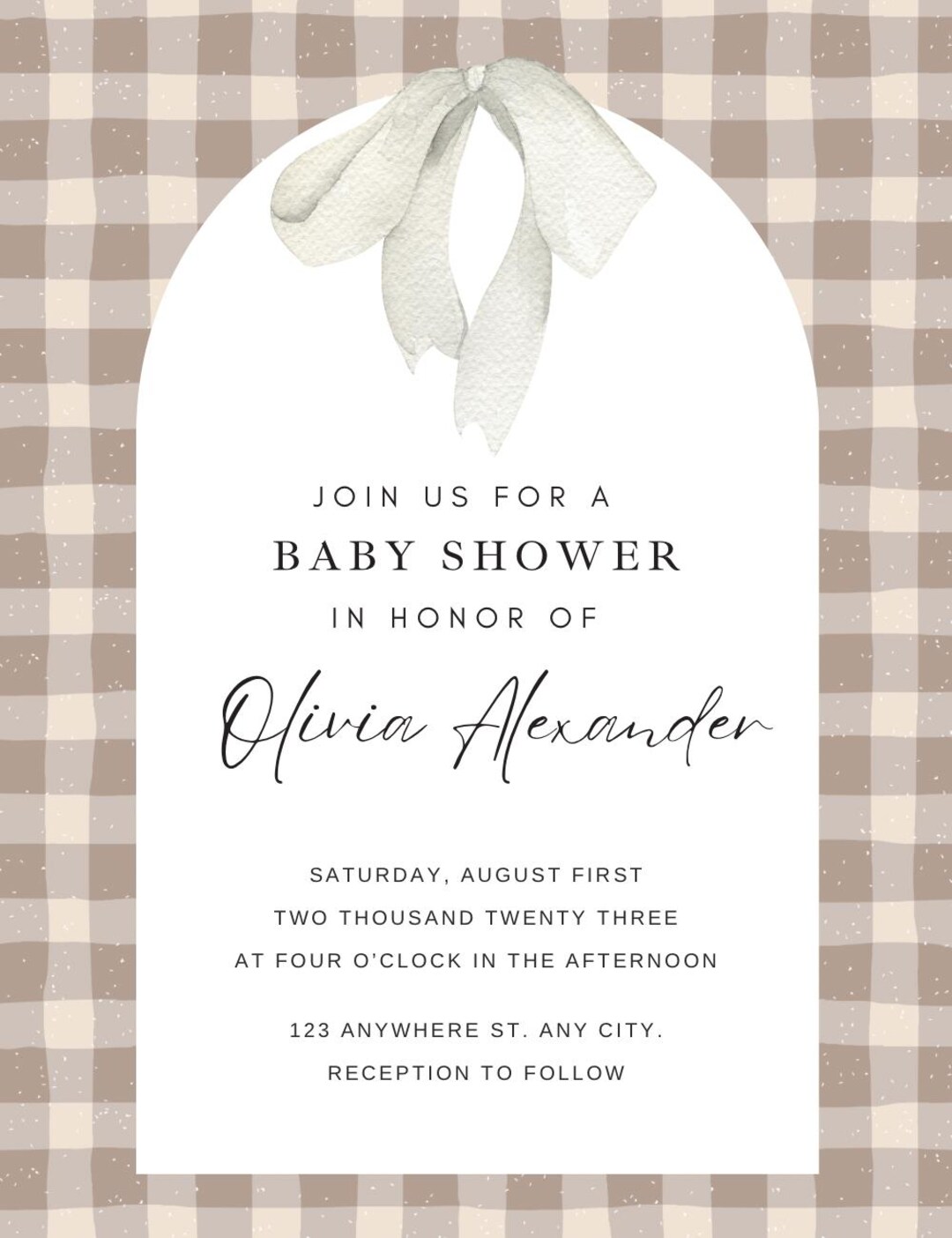 Gender Neutral Baby Shower Invitation - Etsy