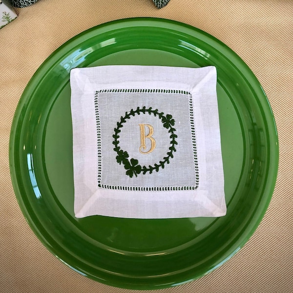 Embroidered Shamrock - Etsy