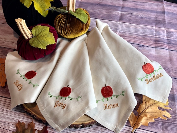 Choosing Fall Wedding Napkins - 24hourwristbands Blog