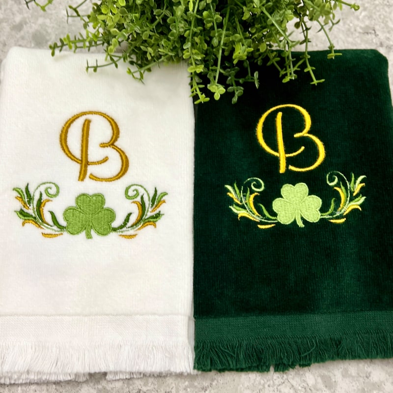 Embroidered Shamrock - Etsy