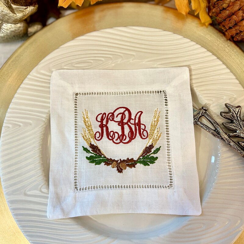 Embroidered Napkins - Etsy