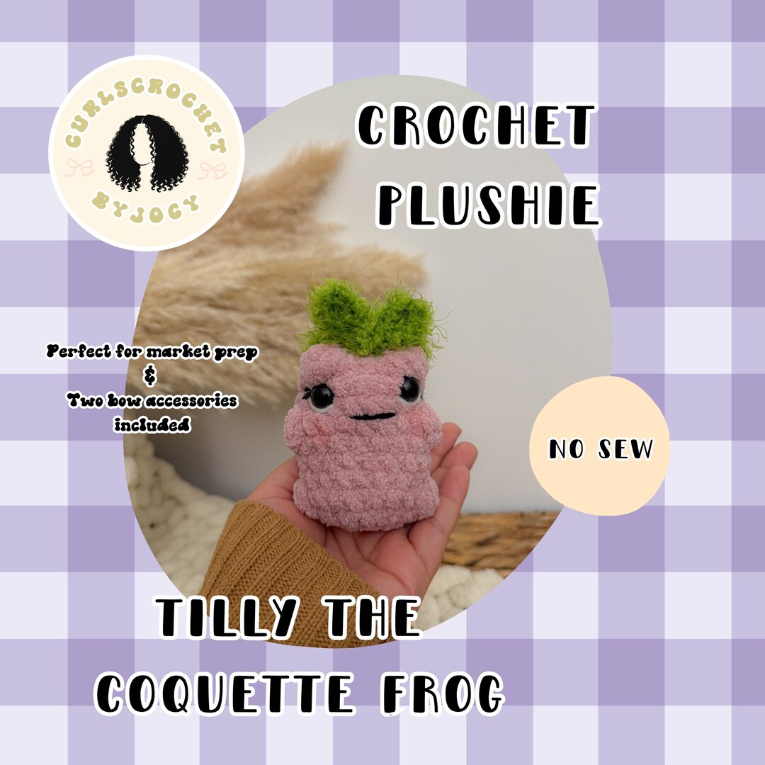 Tilly the Coquette Frog | No Sew Pattern | Crochet Frog | Amigurumi ...