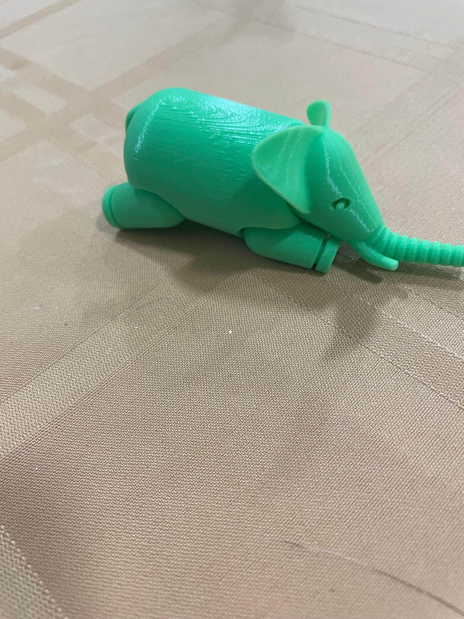 3D Printed Articulated Elephant - Etsy