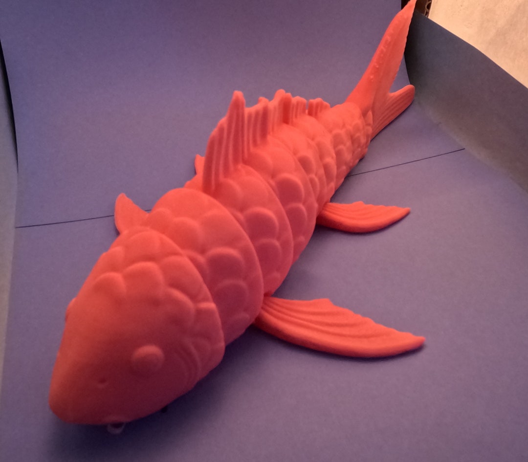 Articulated 3D Printed Koi Fish - Etsy