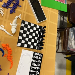 3D Printed Music Themed Chess Set - Etsy