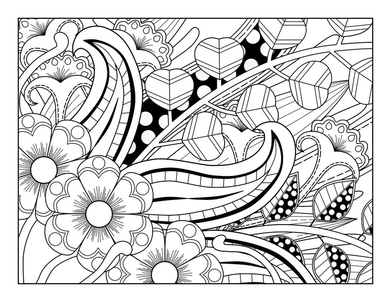 10pg. With the Elements - Coloring Pages - Etsy