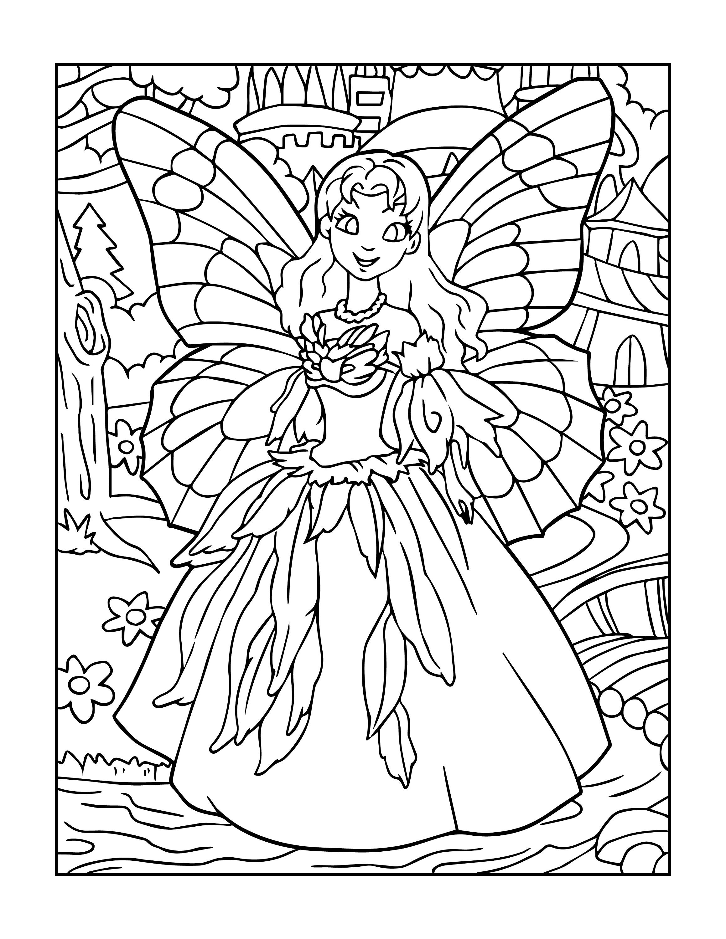 15pg. Digital Fairy Friends Coloring Pages PDF Printable - Etsy