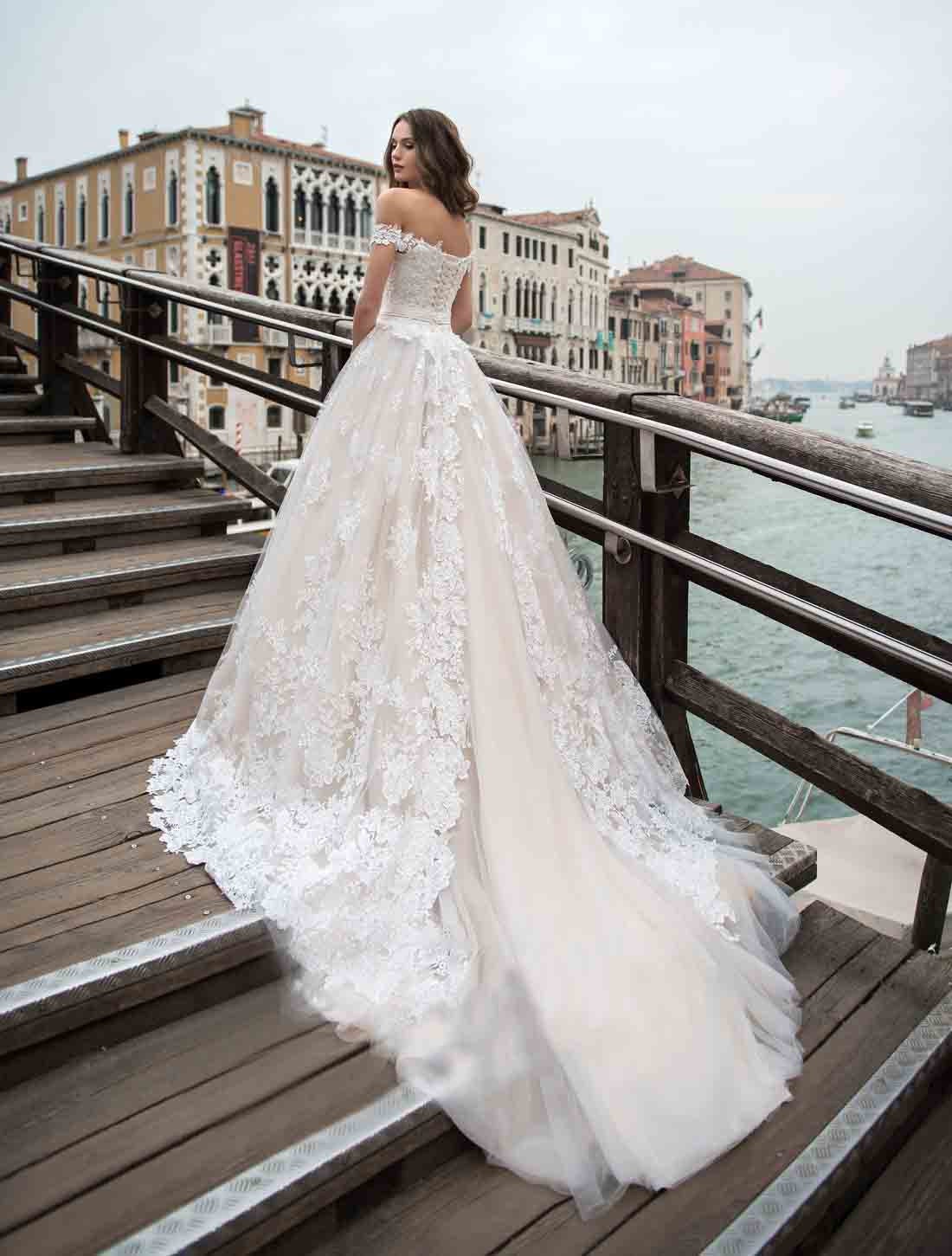 Open Shoulders Wedding Gown. Princess Floor Length Lace - Etsy