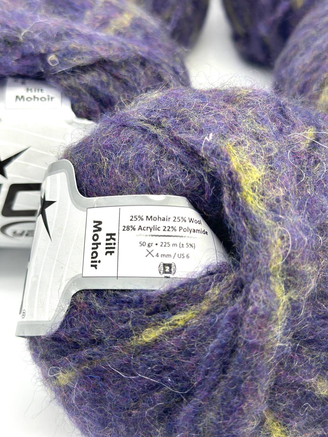 Ice Yarns Kilt Mohair Purple Superfine Balls Turkey Lot of 5 - Etsy