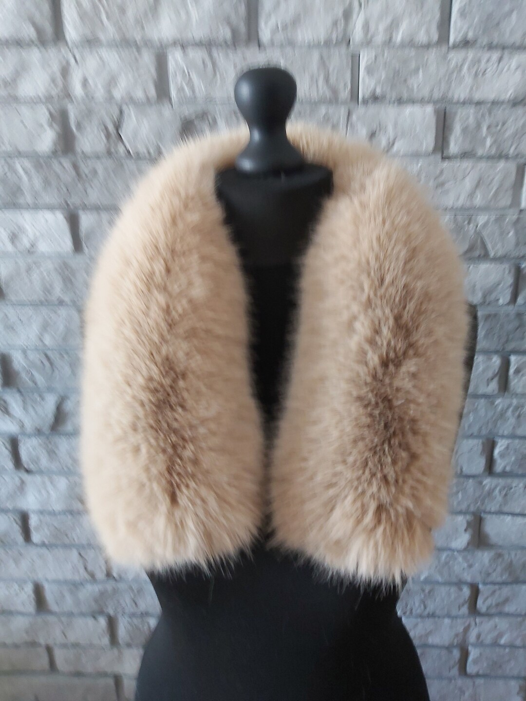 Ready to Ship Faux Fur Vegan Trim Hood 80cm, Faux Fur Collartrim, Fur ...