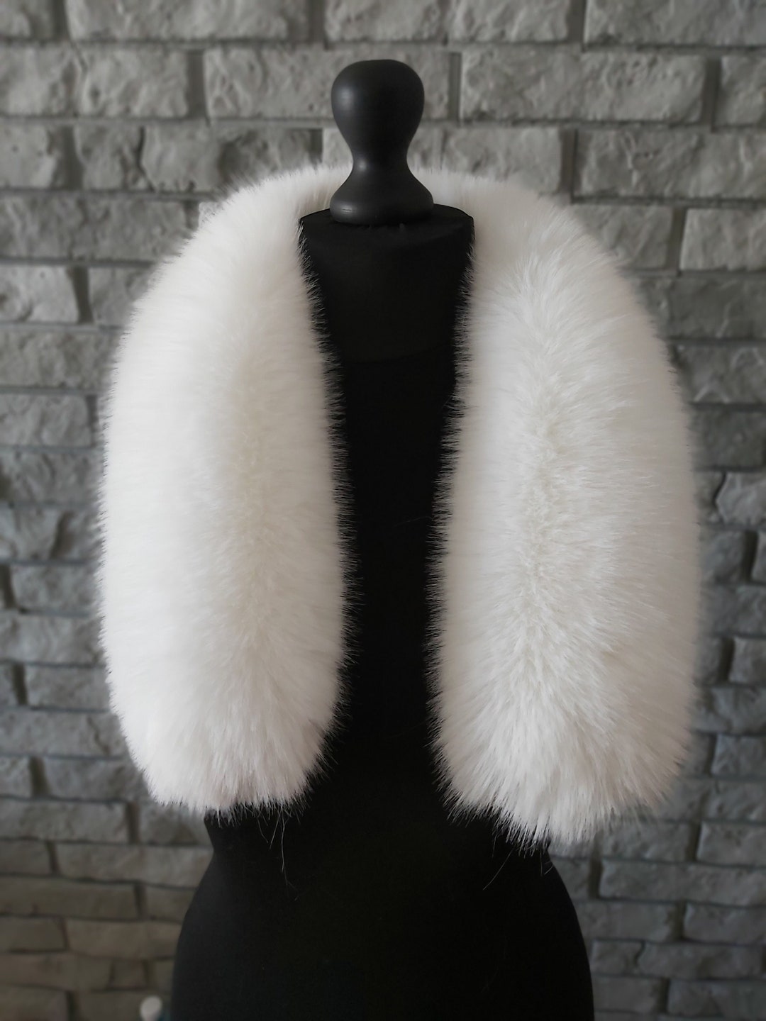 Ready to Ship Faux Fur Vegan Trim Hood 80cm, Faux Fur Collartrim, Fur ...