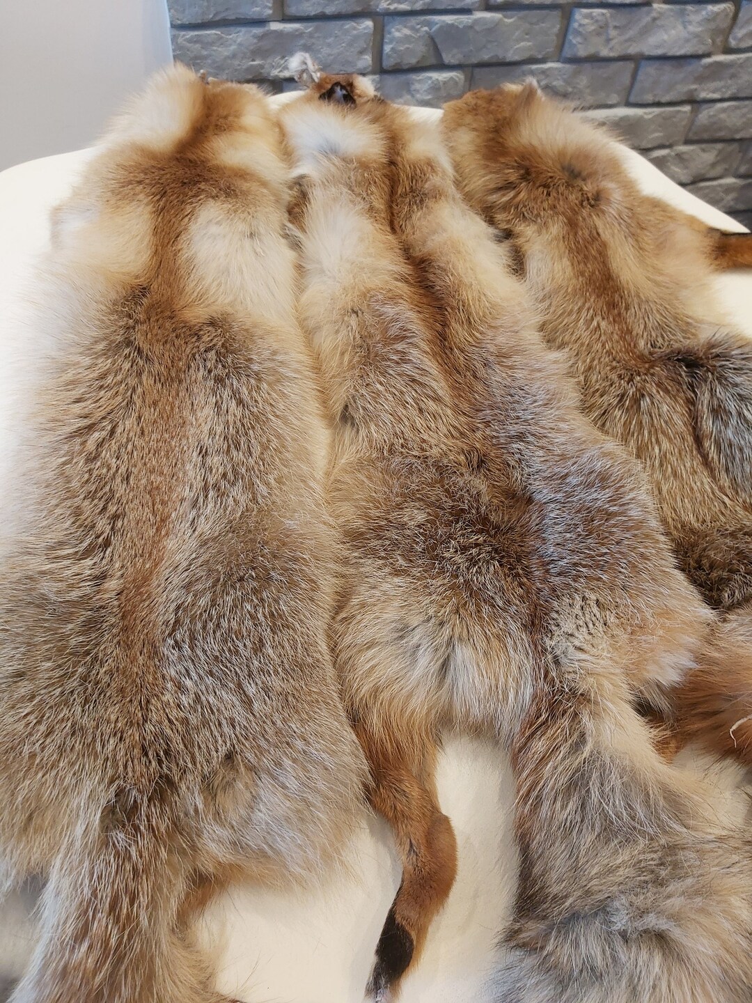 Red Fux Fur Skin/pelt - Etsy