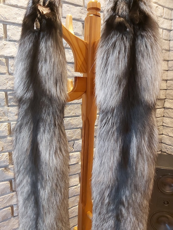 Silver Fox Pelts 140-150 CM. | Etsy