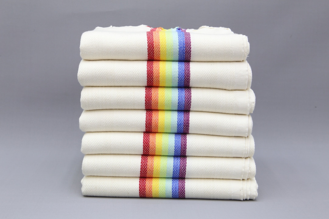 Rainbow Towel, Beach Towel, Bath Towel, Turkish Towel, Absorbent Towel ...