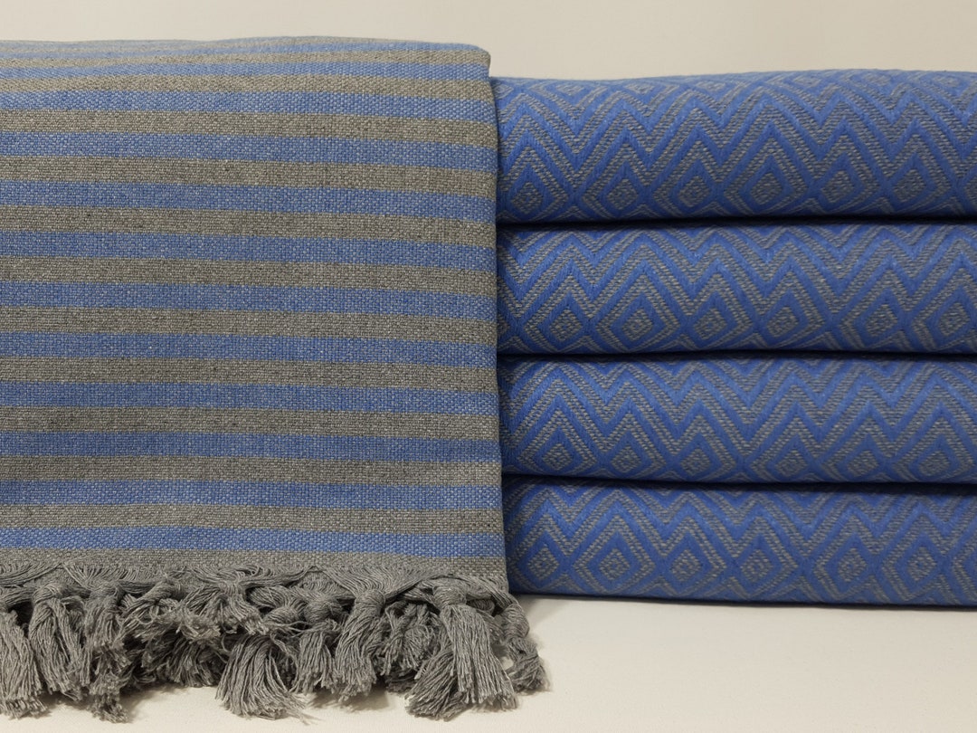 Sofa Throw, Bed Cover, Turkish Bedspread, 79"x102", Turkish Blanket ...